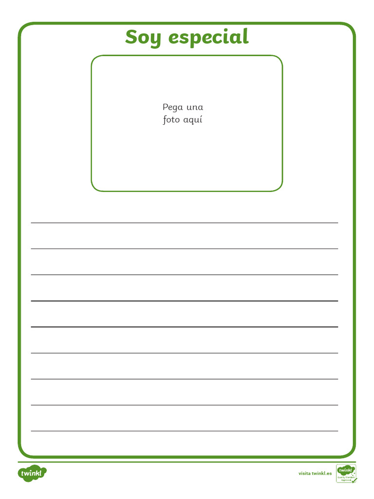 Fichas Soy Especial | PDF