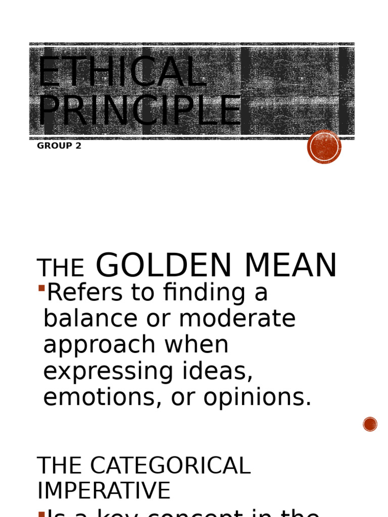 ETHICAL-PRINCIPLE | PDF