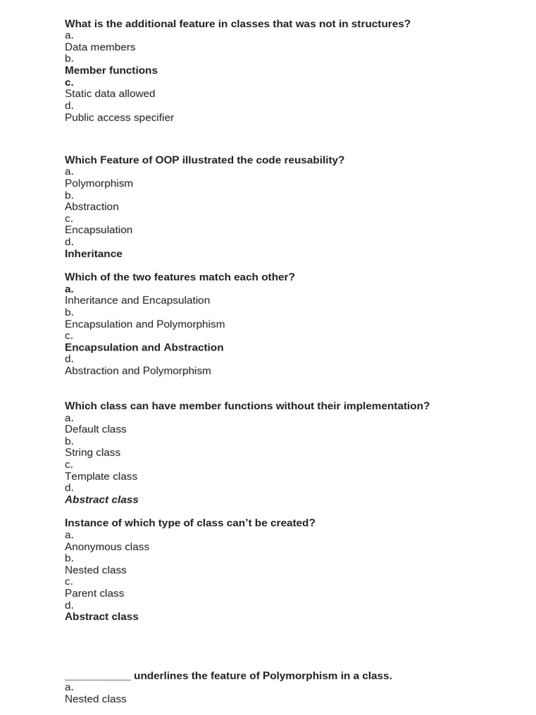 OPPs | PDF | Class (Computer Programming) | Method (Computer Programming)