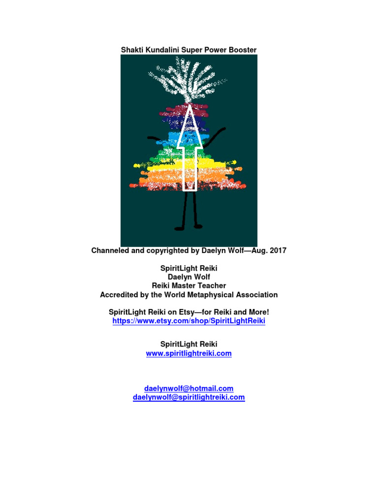 Shakti Kundalini Super Power Booster Daelyn Wolf | PDF | Kundalini