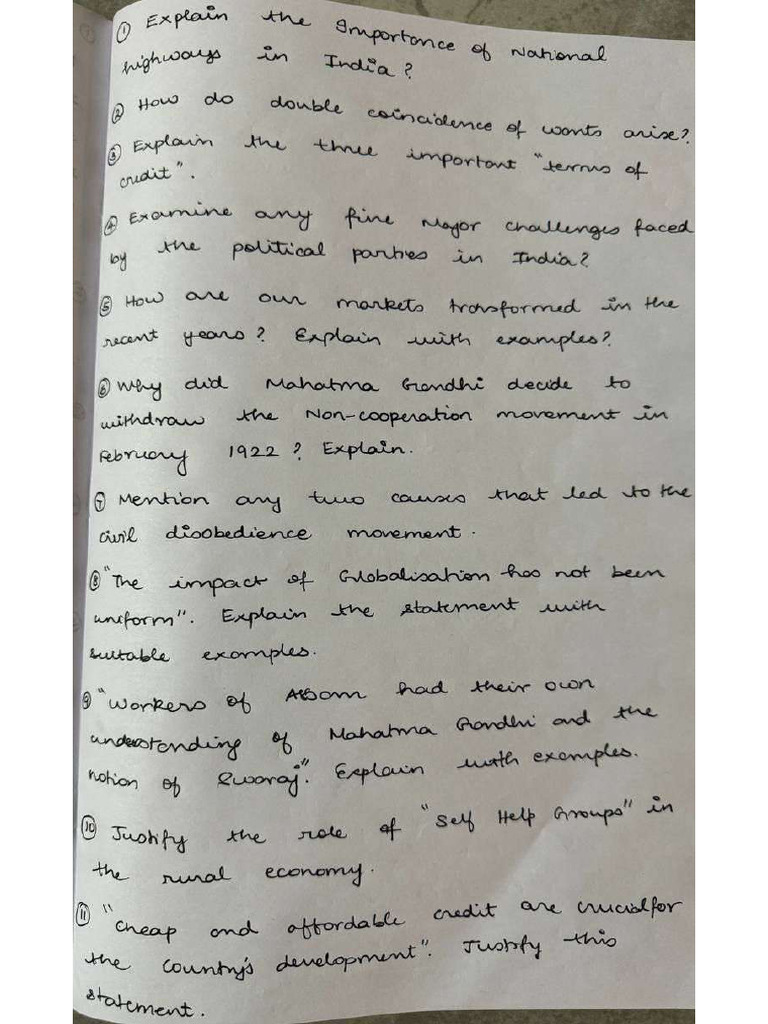 Class 10th Day 18 Secret Assignment | PDF