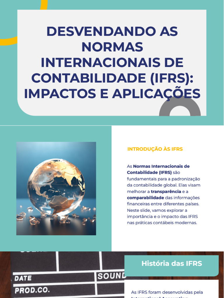 Normas Internacionais de Contabilidade (IFRS) | PDF | Contabilidade | Transparência (comportamento)