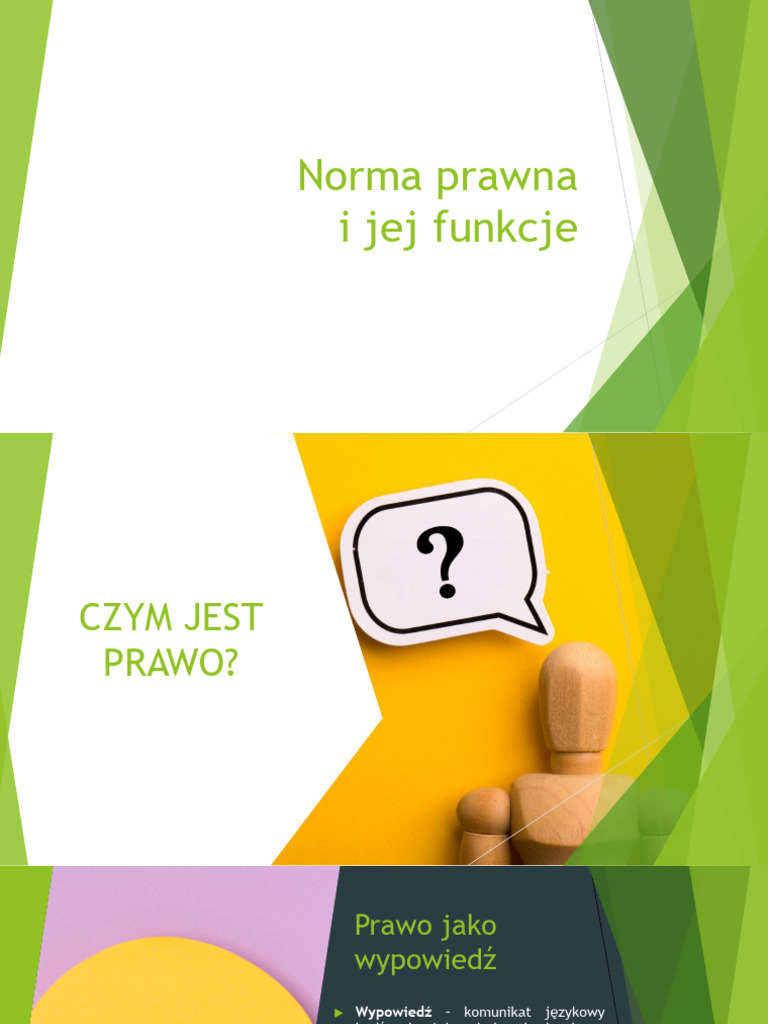 Norma Prawna I Jej Funkcje | PDF