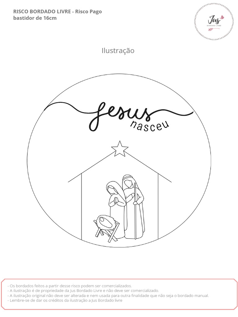 Risco Nascimento de Jesus 2024 | PDF