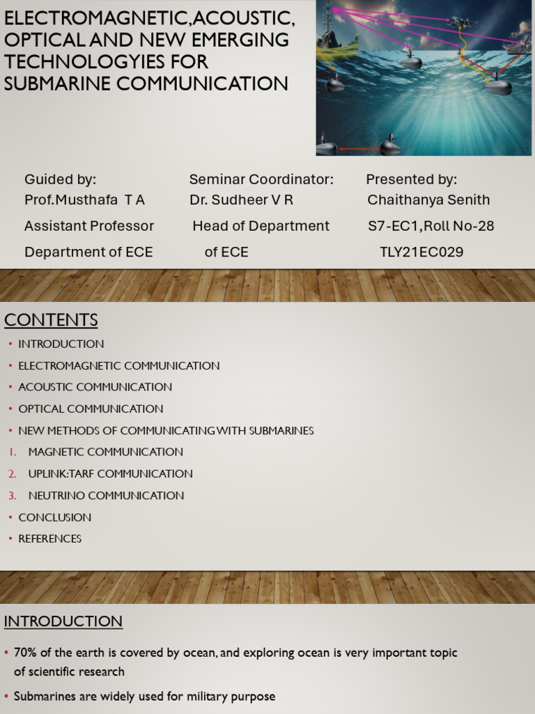 seminar final 28 ec1 | PDF | Neutrino | Transmitter