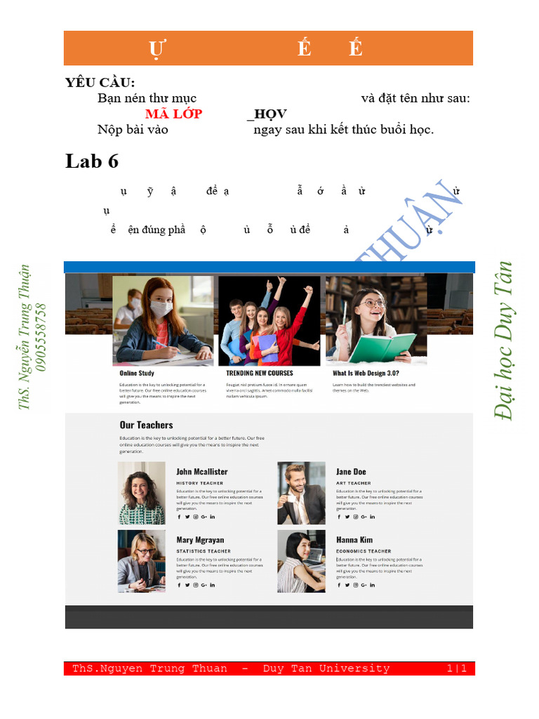 bài tập lab6 | PDF