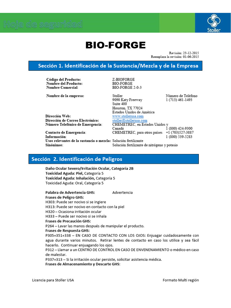 Bio Forge | PDF | Toxicidad