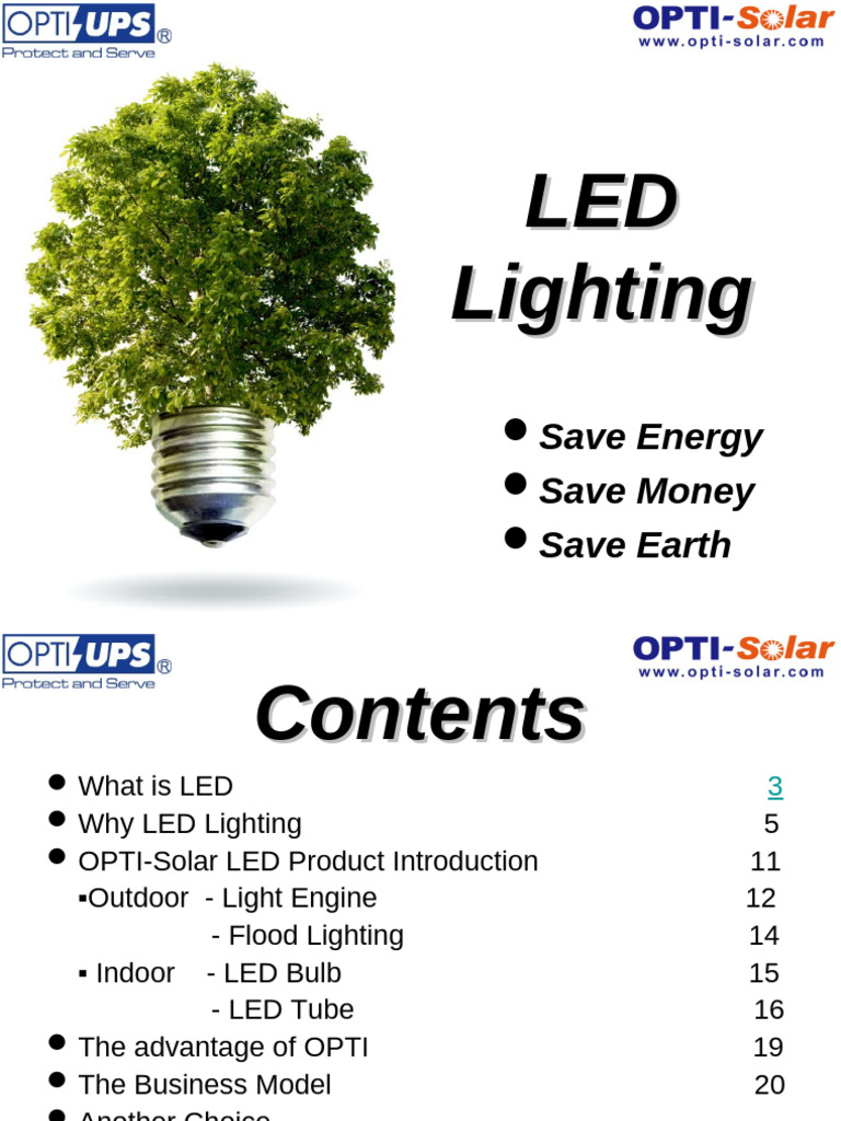 LED Presentation(B) | PDF | Light Emitting Diode | Lighting