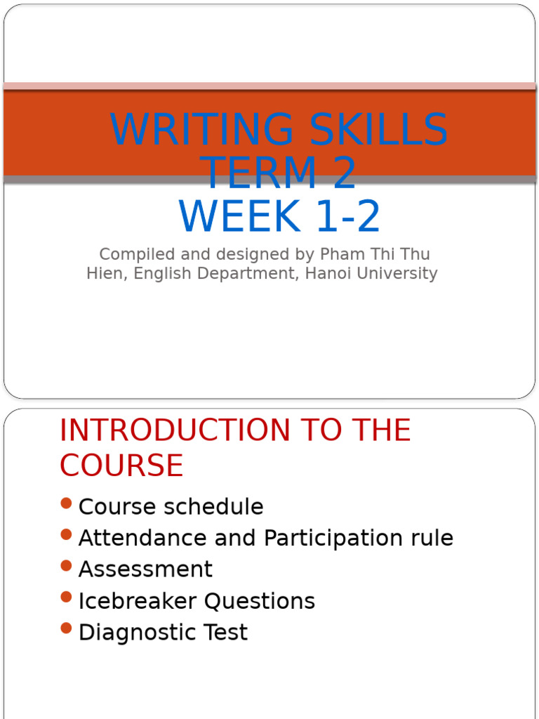 Week 1-2 - Essay Structure | PDF | Essays | Thesis