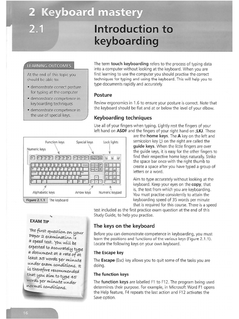 Keyboarding and Punctuations | PDF