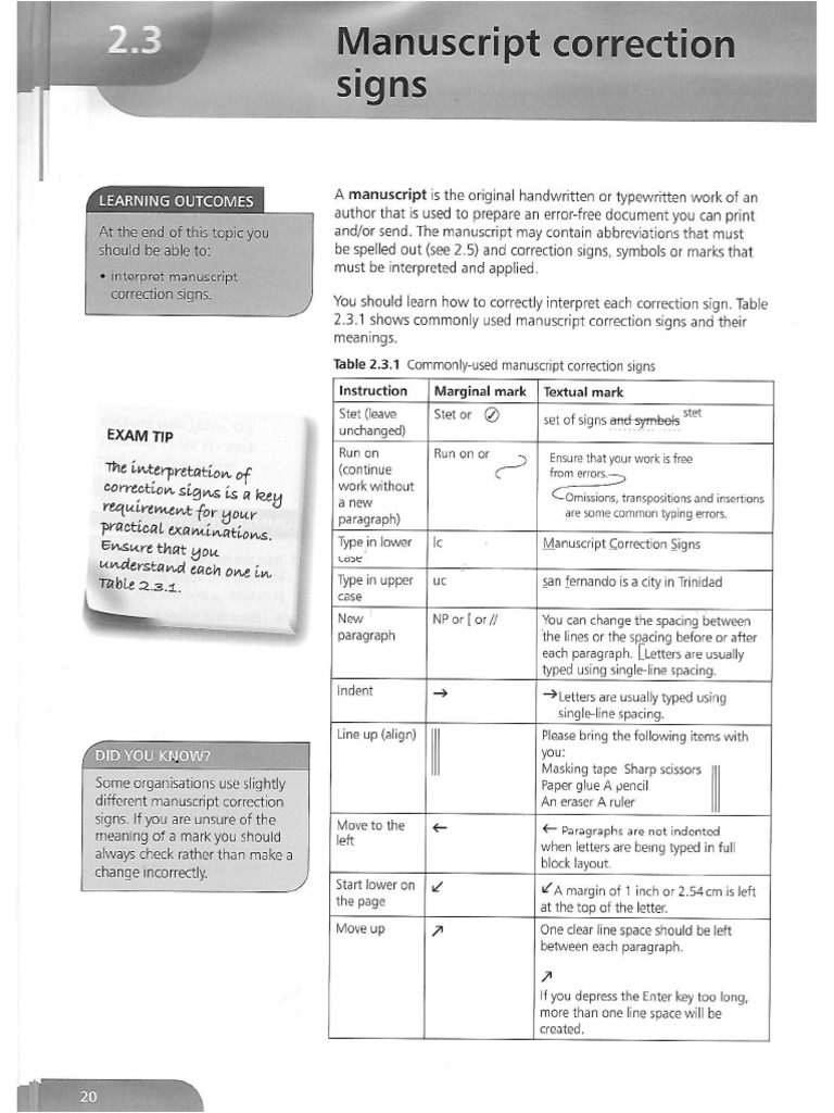 Manuscript Corrections | PDF