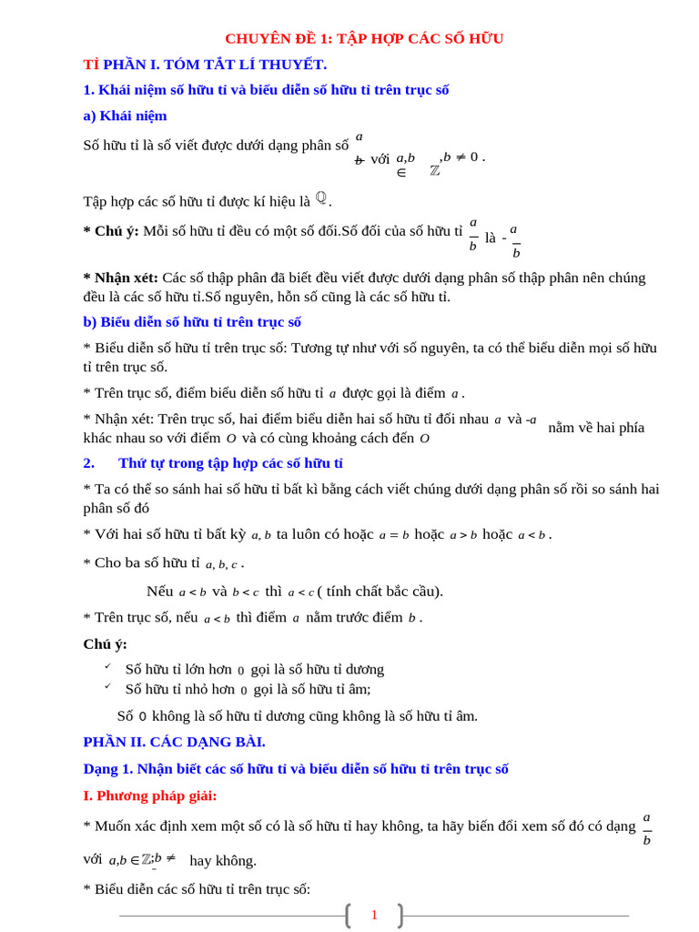 Chuyen-De-Tap-Hop-Cac-So-Huu-Ti-Toan-7 Moi | PDF