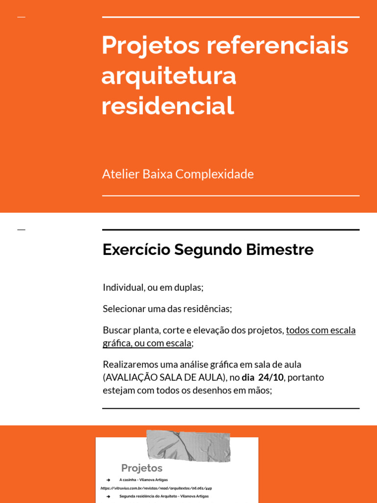 Exercício Projetos Referenciais | PDF | São Paulo