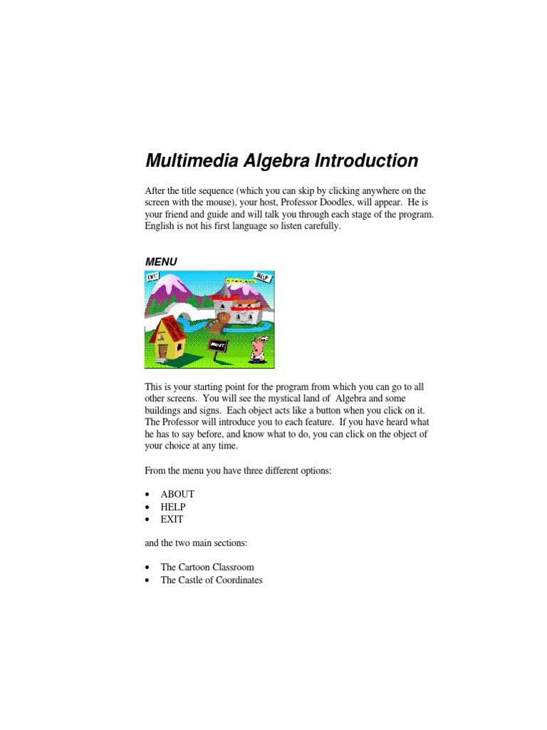 Multimedia Algebra Introduction | PDF | Letter Case | Factorization