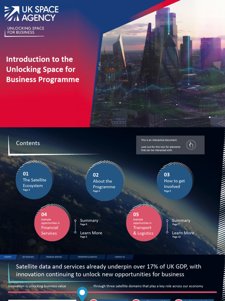 UKSA_Unlocking_Space_for_Business | PDF | Sustainability