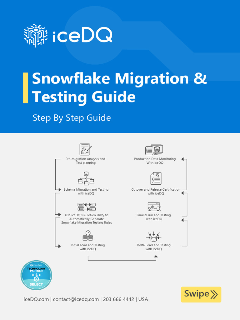 iceDQ - Snowflake Migration and Testing Guide-1 | PDF | Databases ...