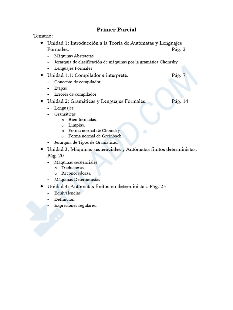 SSL Resumen 1P | PDF | Compilador | Lenguaje de programación