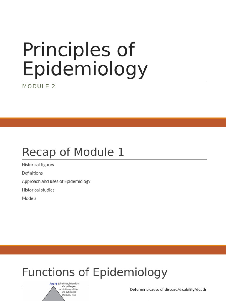 Principles of Epidemiology 2 | PDF | Standard Deviation | Epidemiology