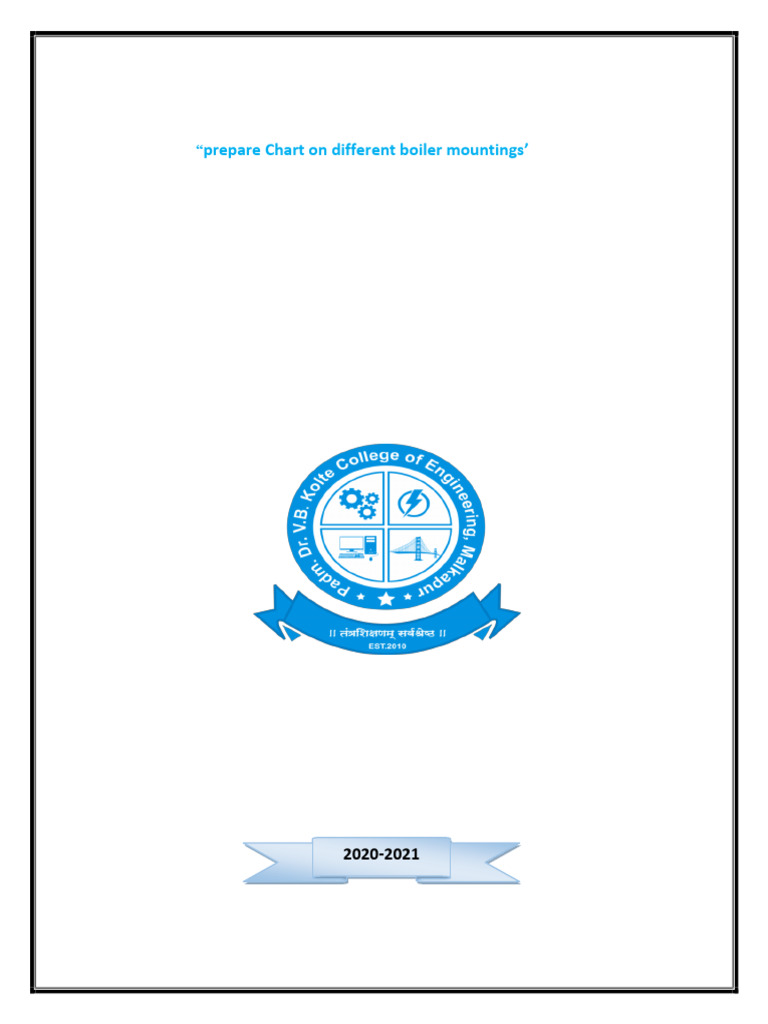 Boiler Mounting | PDF | Boiler | Valve