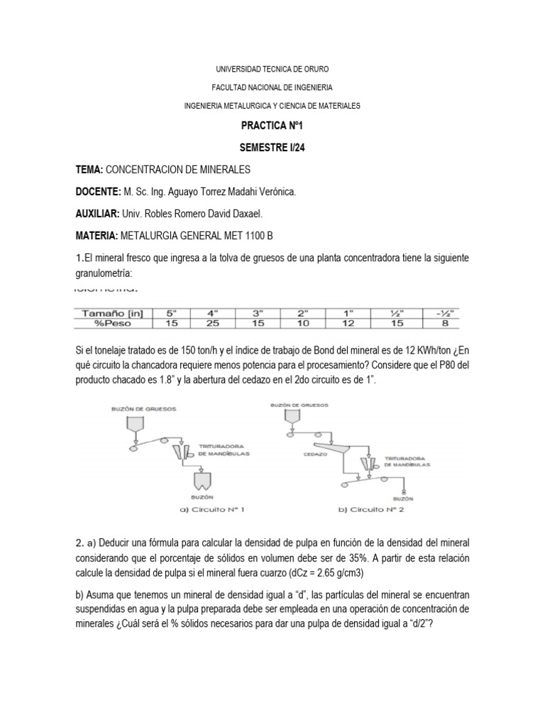 Practica N°1 Met 1100 B | PDF | Densidad | Agua