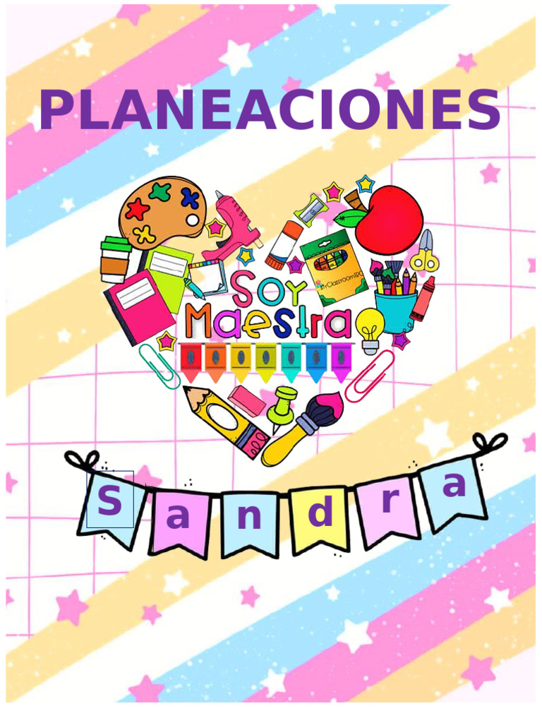 Portadas Teacher Un Cuarto de Carta | PDF