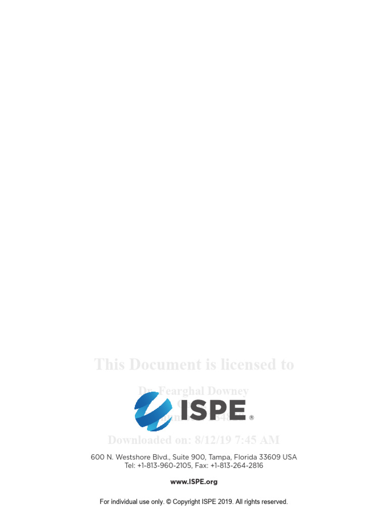 Ispe Baseline Guide v5 Commissioning and Qualification 2nd Ed 2019 PDF ...