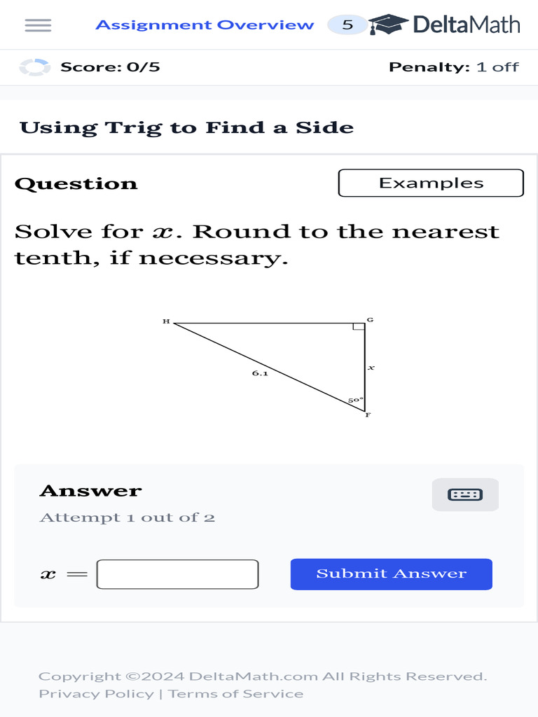 DeltaMath Student Application | PDF