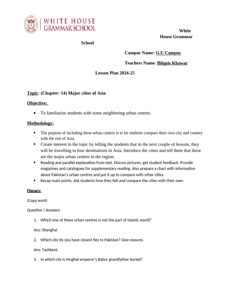 Sst Planning Grade 7 | PDF