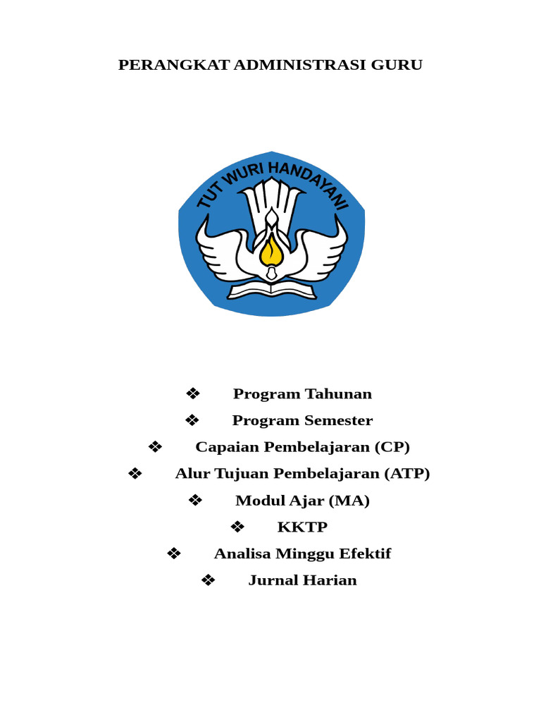 Cover PERANGKAT ADMINISTRASI GURU | PDF | Bisnis