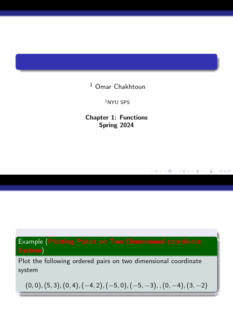 Chap 1 SP2024 | PDF | Function (Mathematics) | Equations