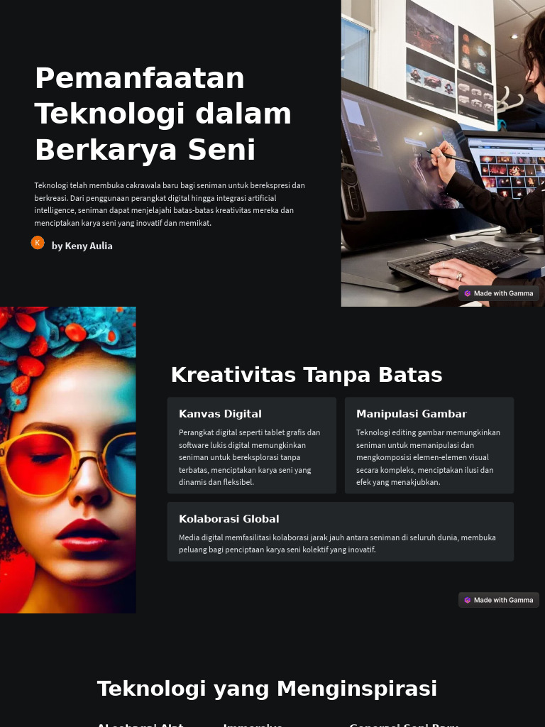 Pemanfaatan Teknologi Dalam Berkarya Seni | PDF