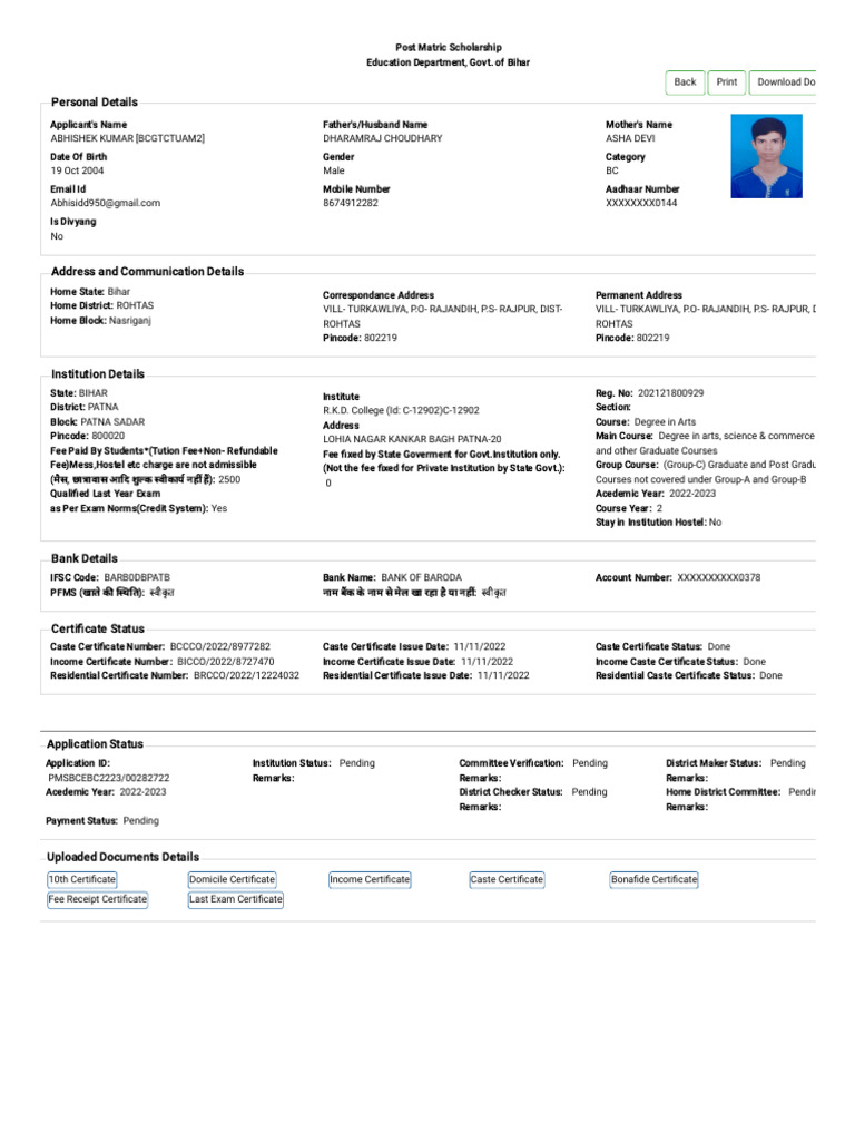 PMS Online Abhi | PDF | Payments