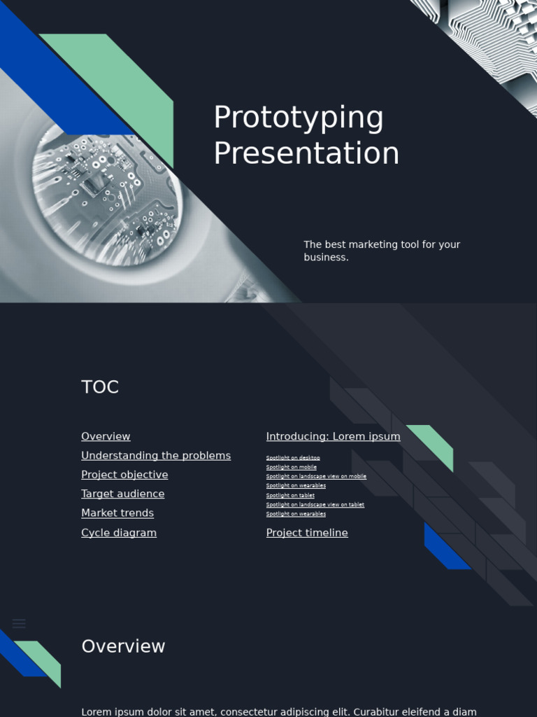 Prototyping presentation | PDF