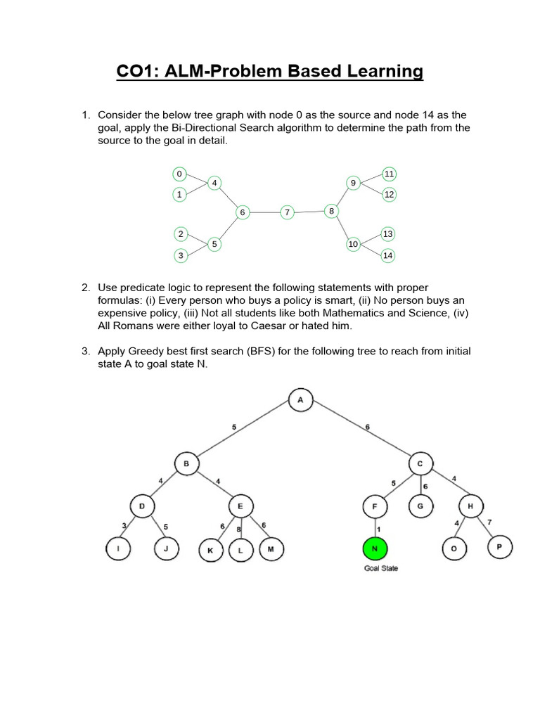 CO1 - Problem Based Learning | PDF