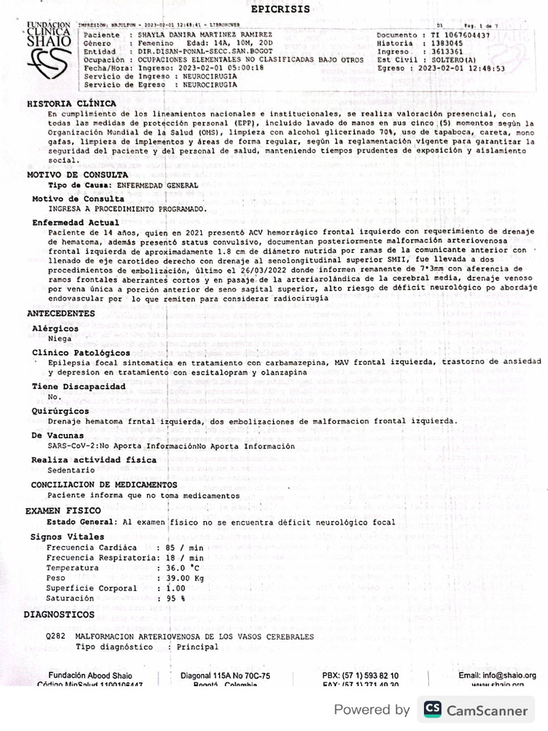 Documentos Shayla | PDF