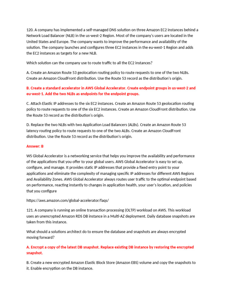 AWS Solutions for DNS, RDS, and SSL Optimization | PDF | Amazon Web ...