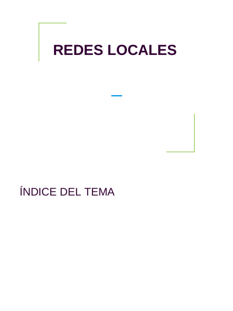U1.1 - Caracterizacion de Redes Locales | PDF | Red de computadoras | Controlador de interfaz de red
