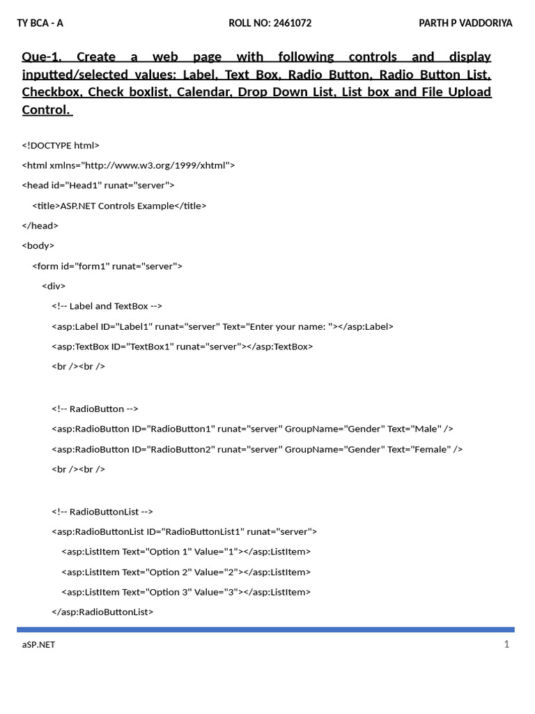 Asp DHARM | PDF | Http Cookie | Computer Science
