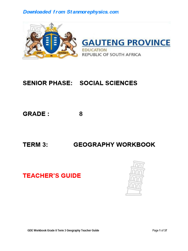 Gp Geography Grade 8 Workbook Term 3 Teacher Guide | PDF | Rain | Equator