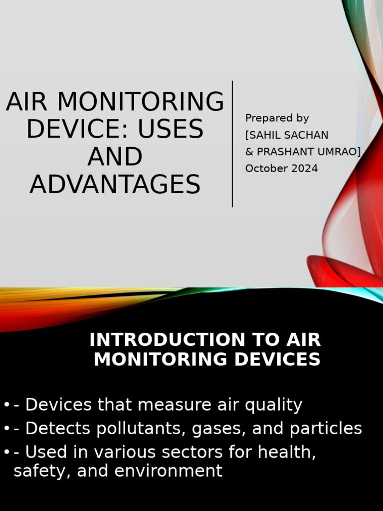 Air Monitoring Device Presentation | PDF | Science & Mathematics | Computers