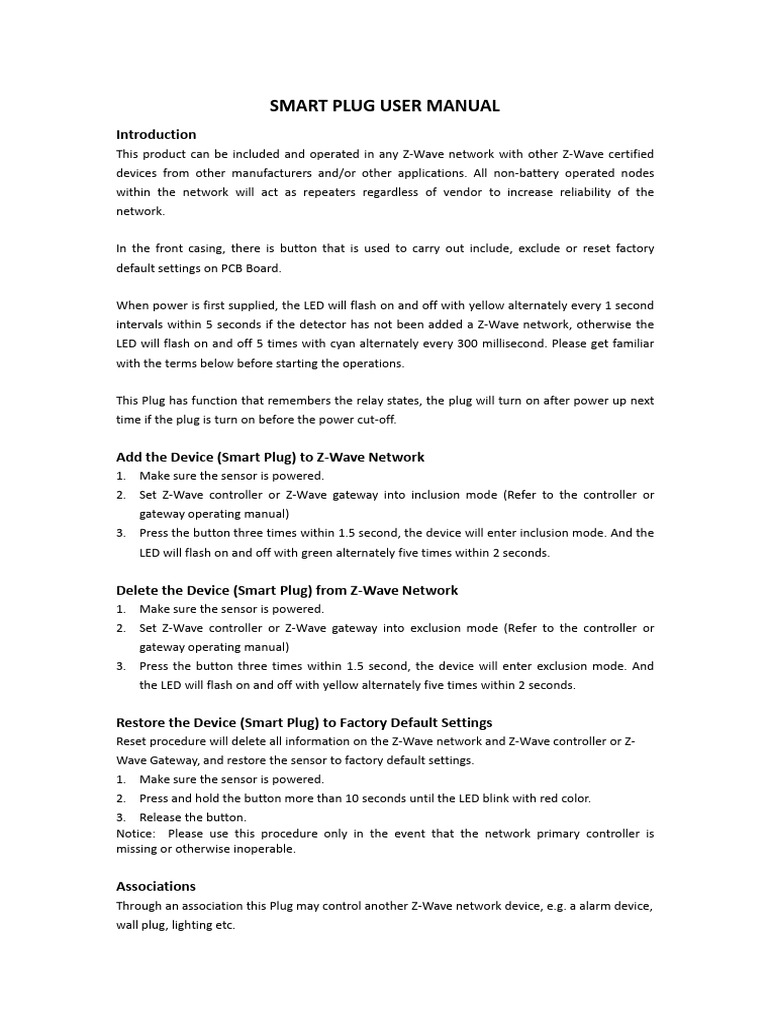 Smart-Plug User Guide | PDF | Electronics | Electrical Engineering