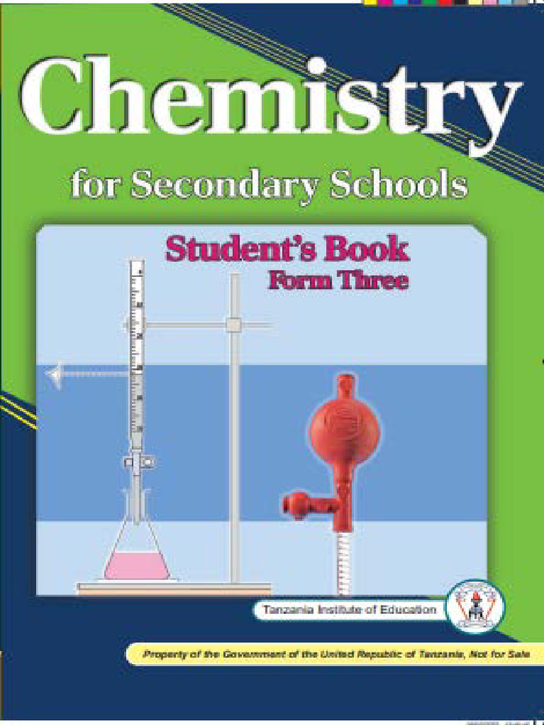 Chemistry for Form Three Students | PDF | Chemical Reactions | Oxide