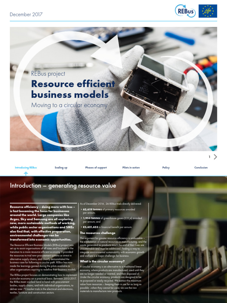 REBus Project Moving to a Circular Economy | PDF | Procurement ...