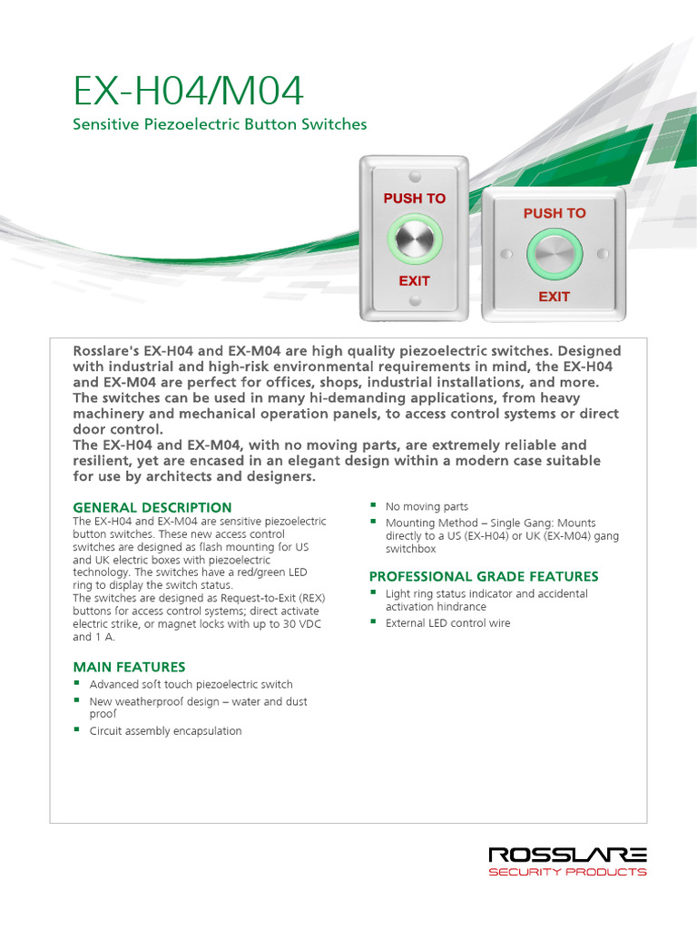 SEC06 EX M04 EX H04 Datasheet | PDF | Switch | Electronic Engineering