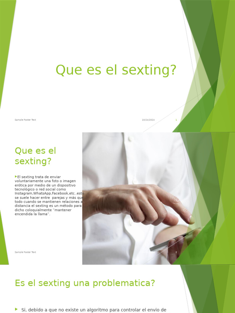 Que Es El Sexting | PDF