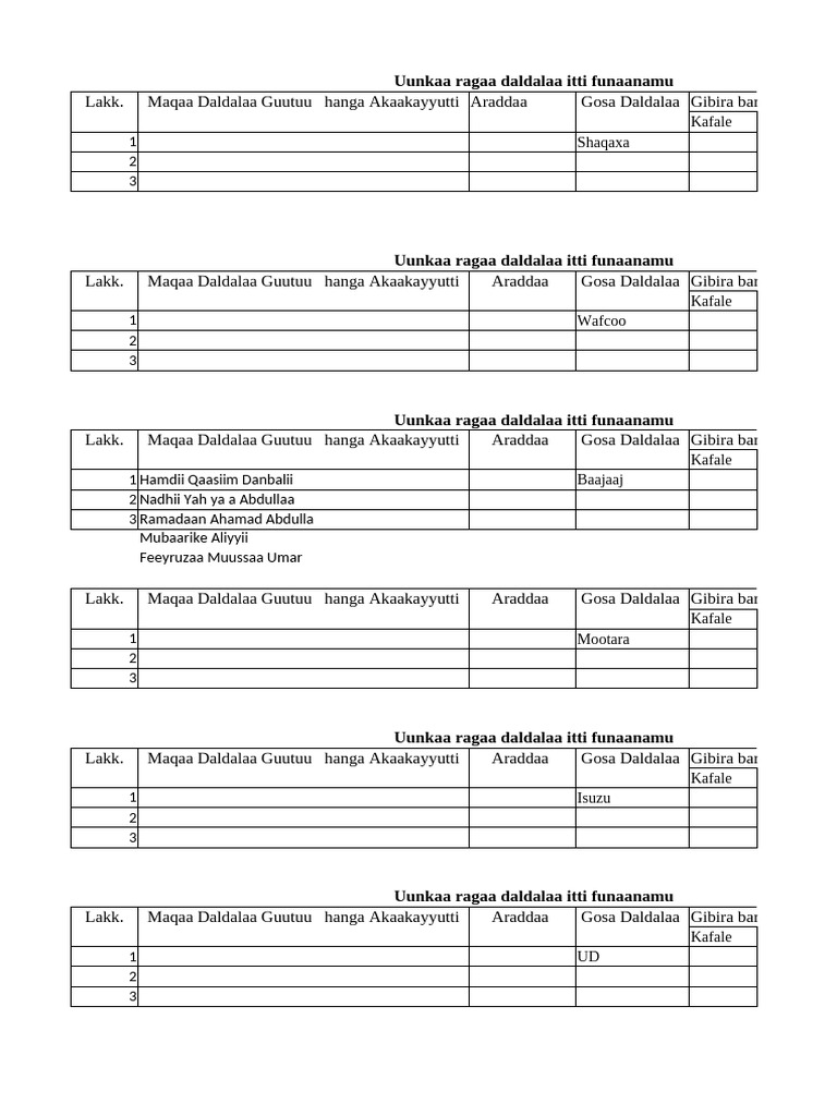 Ragaa Konkolaachiisee Kan Magaala Watar | PDF