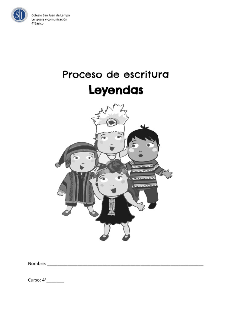 Proceso de Escritura - Leyendas | PDF | Lingüística | Comunicación humana