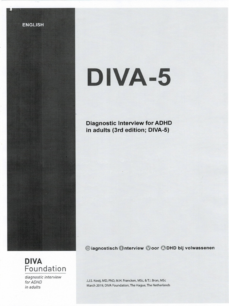 Diva 5 Adult Adhd | PDF