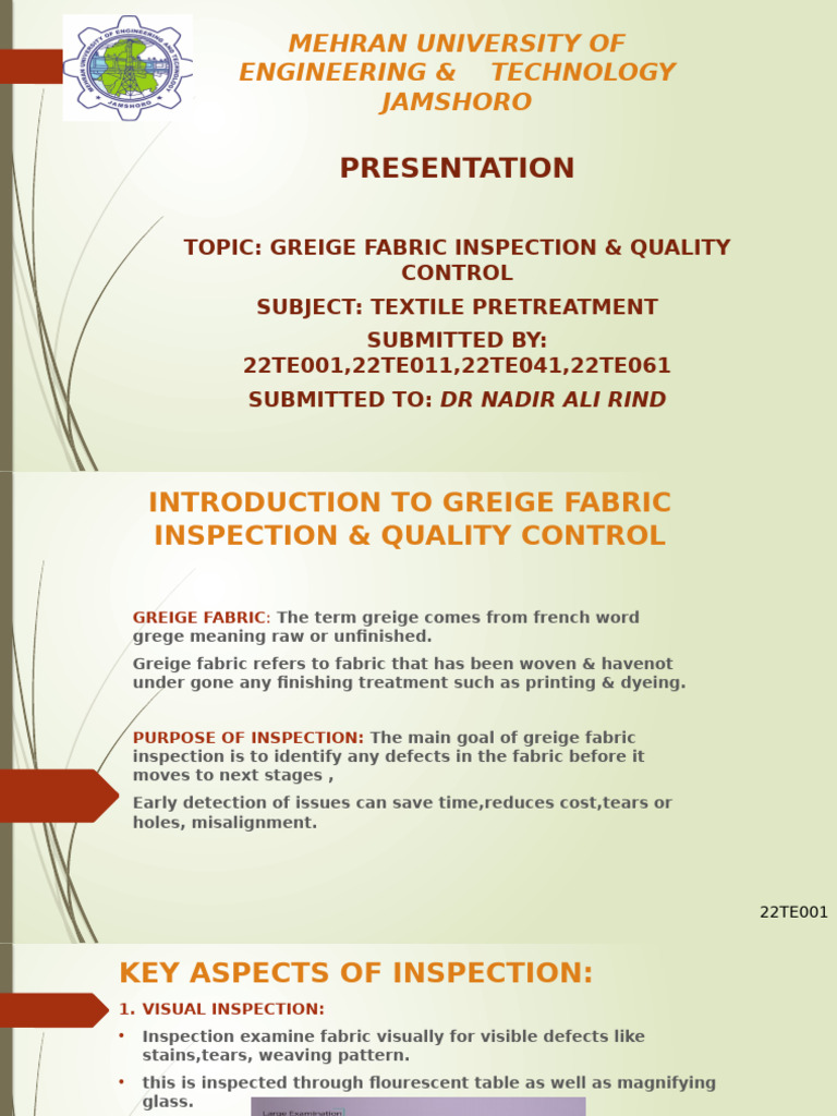 Woven Fabric Defects and Their Images | PDF | Textiles | Weaving