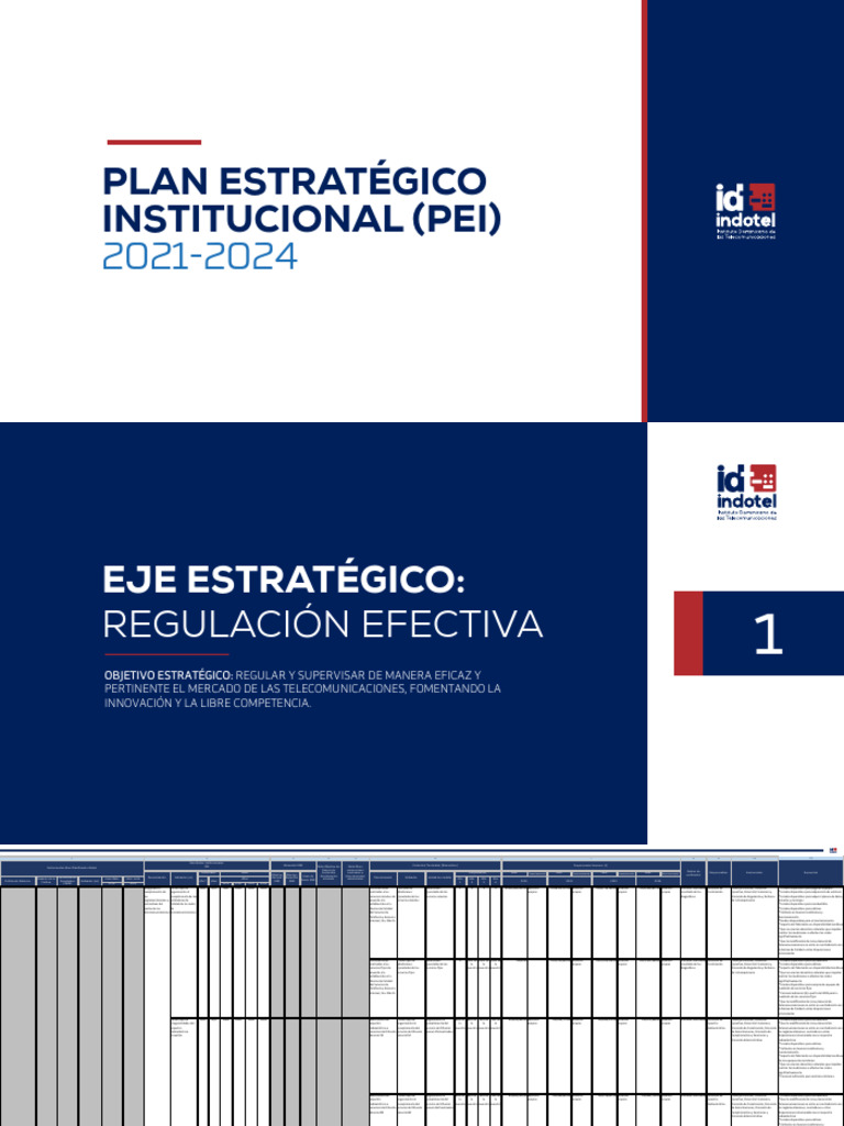 Plan Estrategico Institucional Pei 2021 2024 PDF | PDF ...